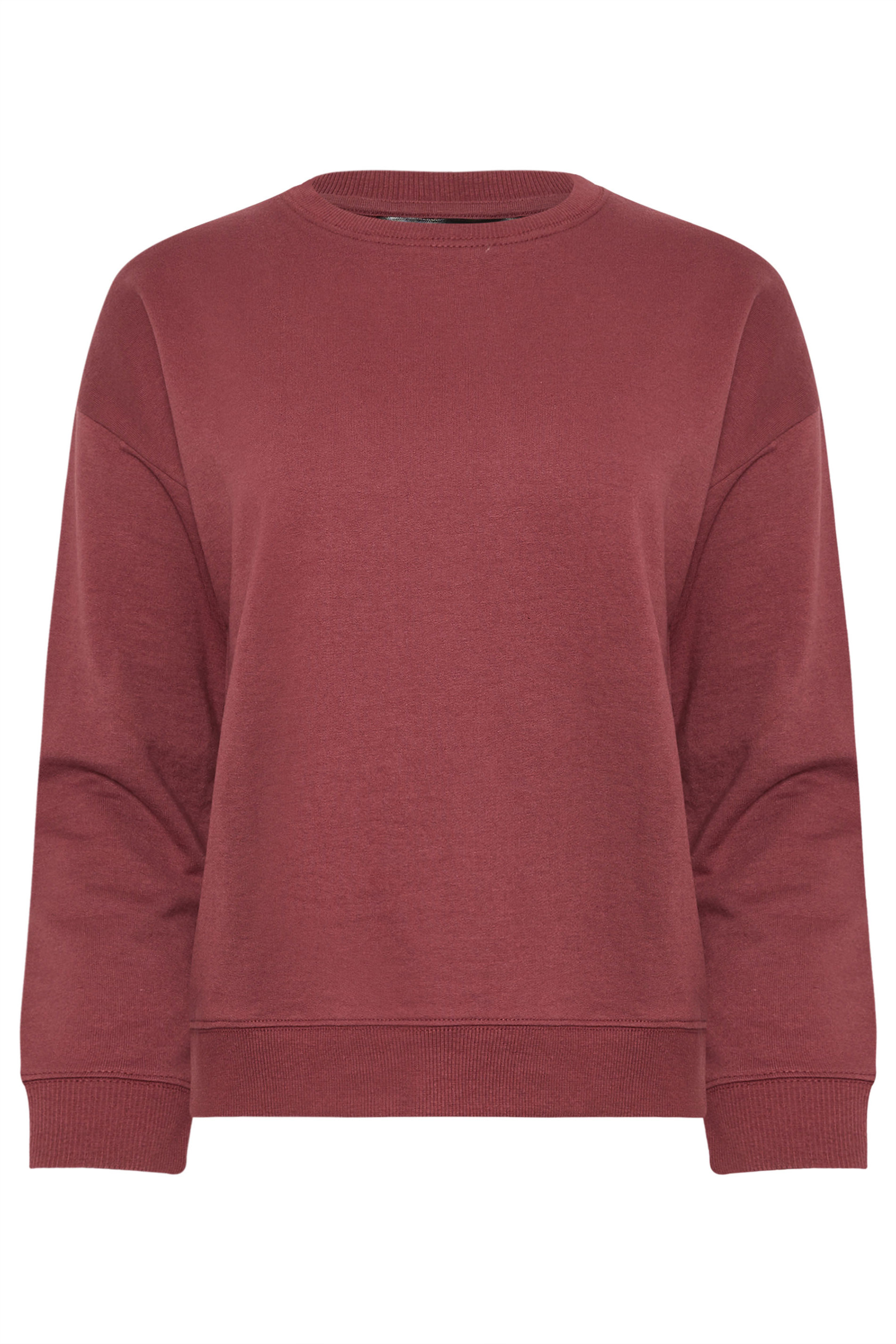 PixieGirl Petite Women's Red Crew Neck Sweatshirt | PixieGirl
